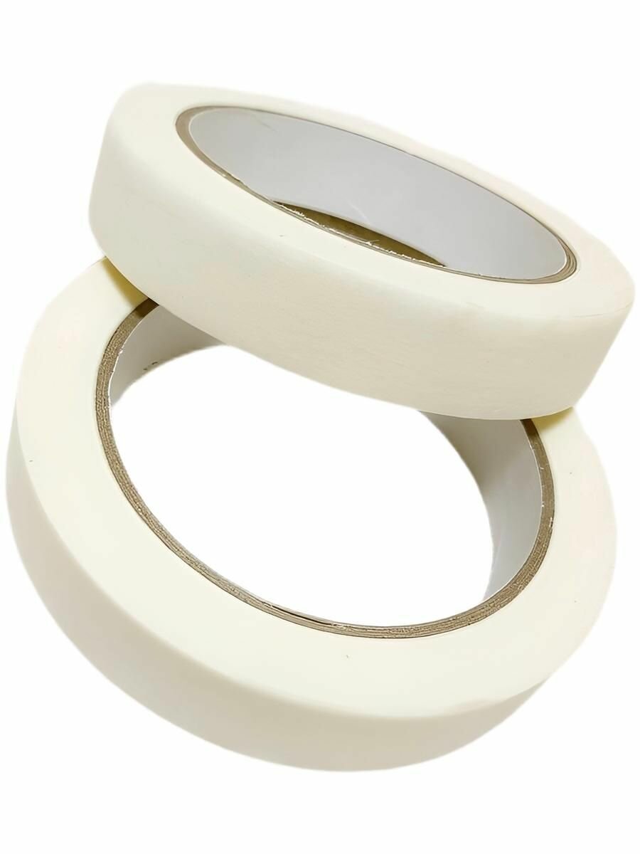 Лента клейкая малярная 19 мм 40 м крепп 2 штуки