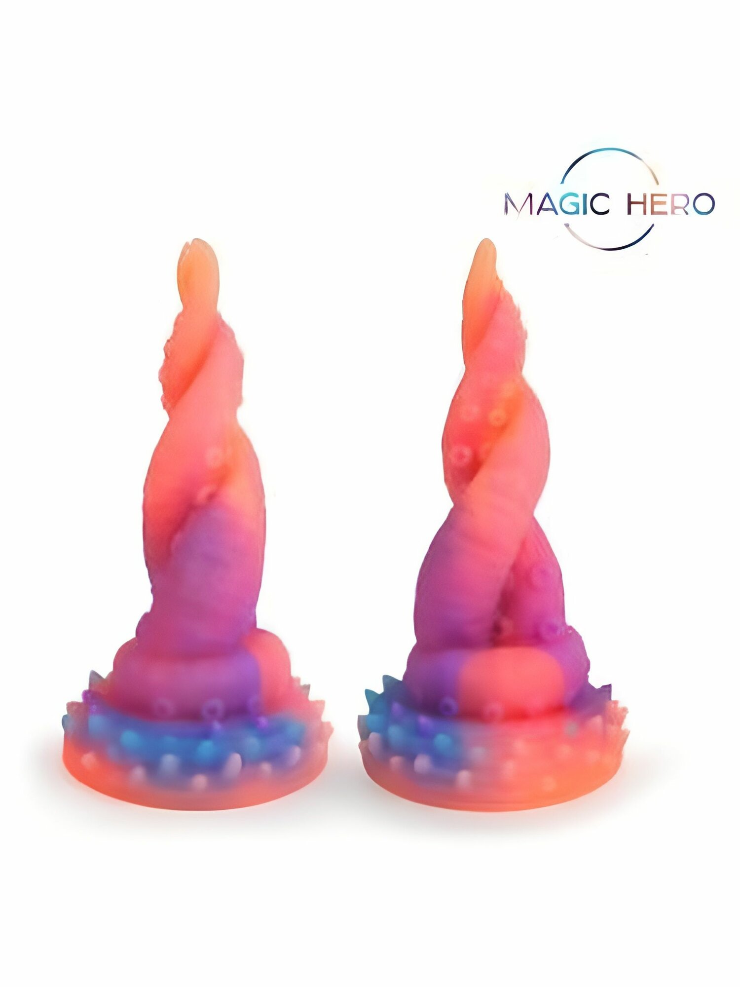 Светящийся в темноте фантазийный стимулятор в виде щупалец осьминога - 20 см.