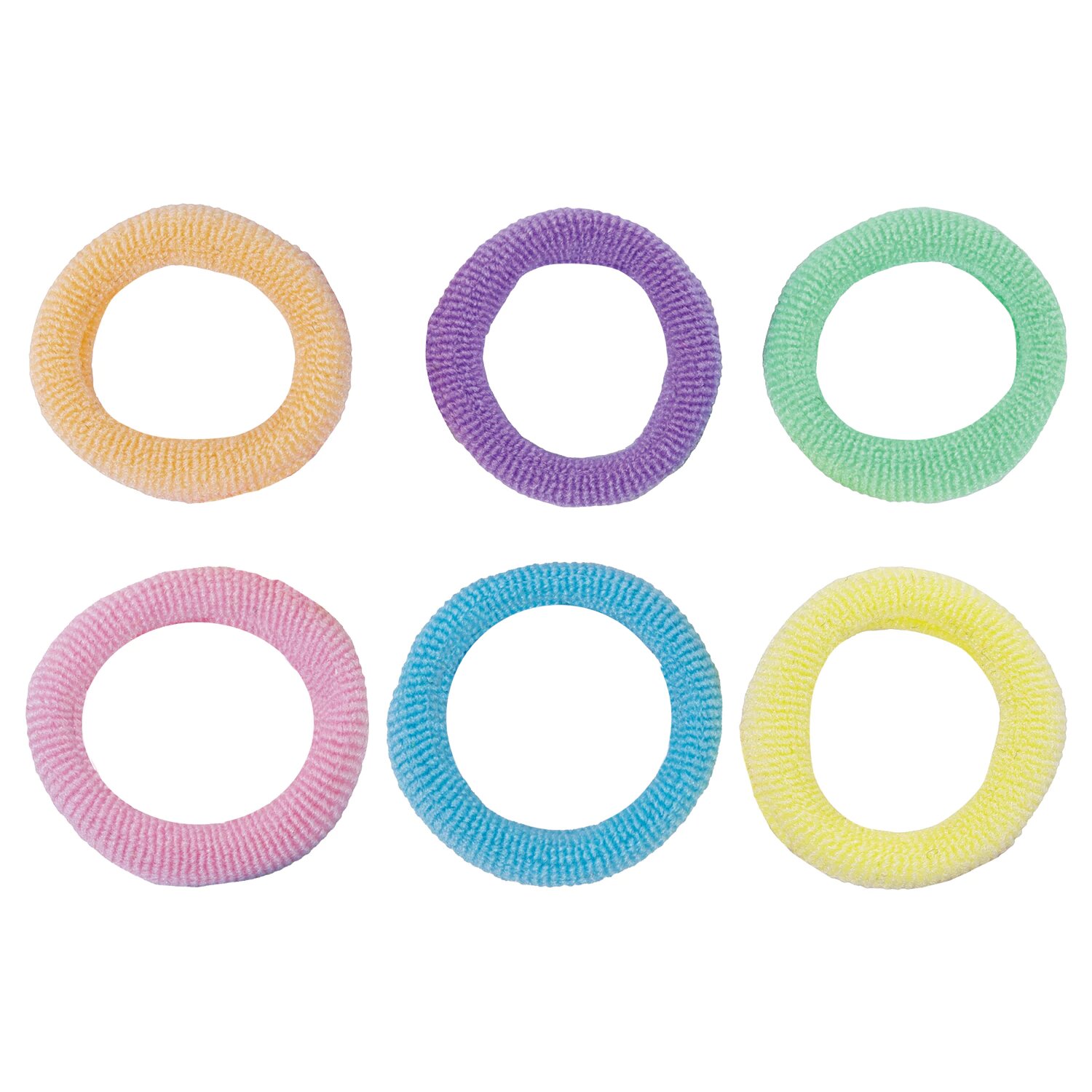 Резинки для волос набор 35 шт, мягкие, маленькие, разные цвета, MONTE VITA, 457055, 12шт.