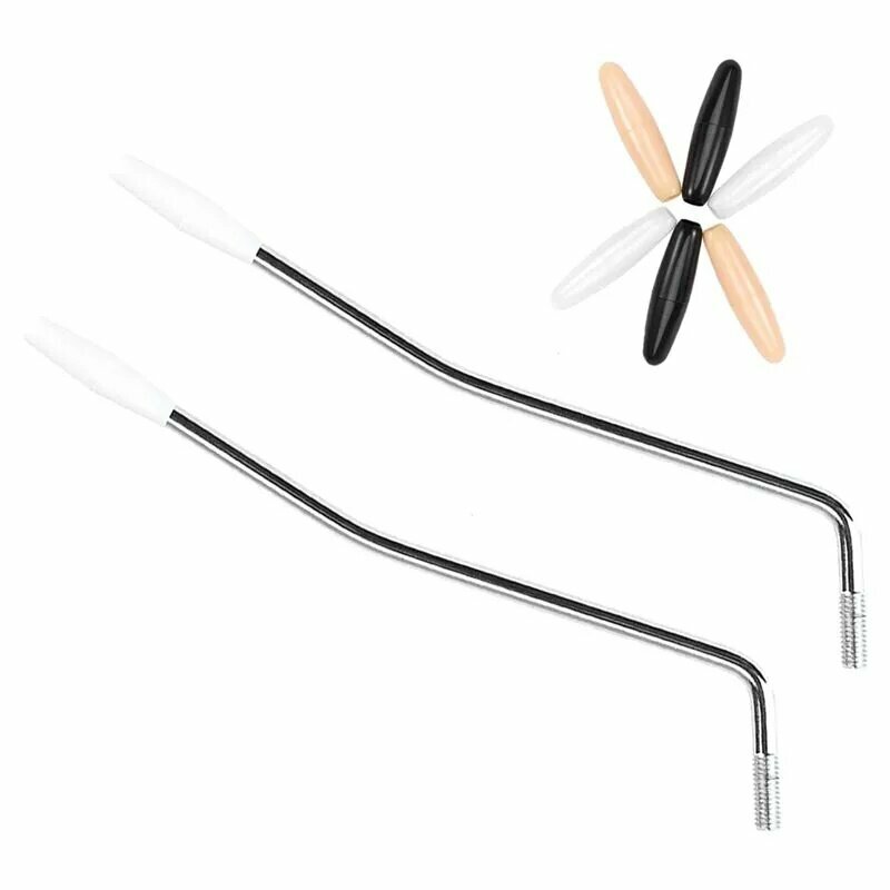 2 шт. рычаг тремоло с резьбой 5/6 мм, металлический рычаг тремоло с наконечником для электрогитары Stratocaster