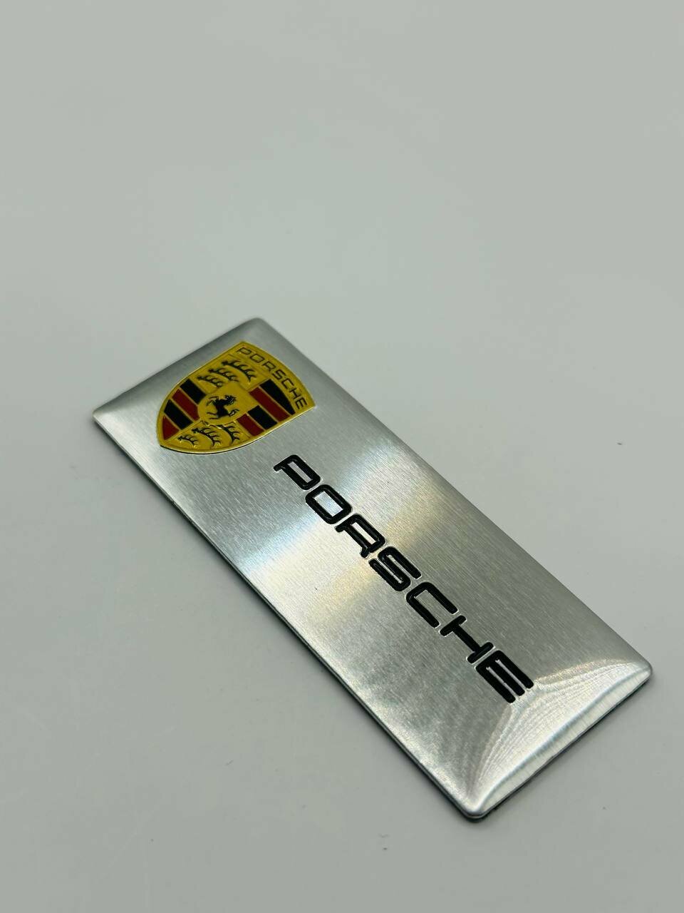Шильдик надпись наклейка Porsche 8 см