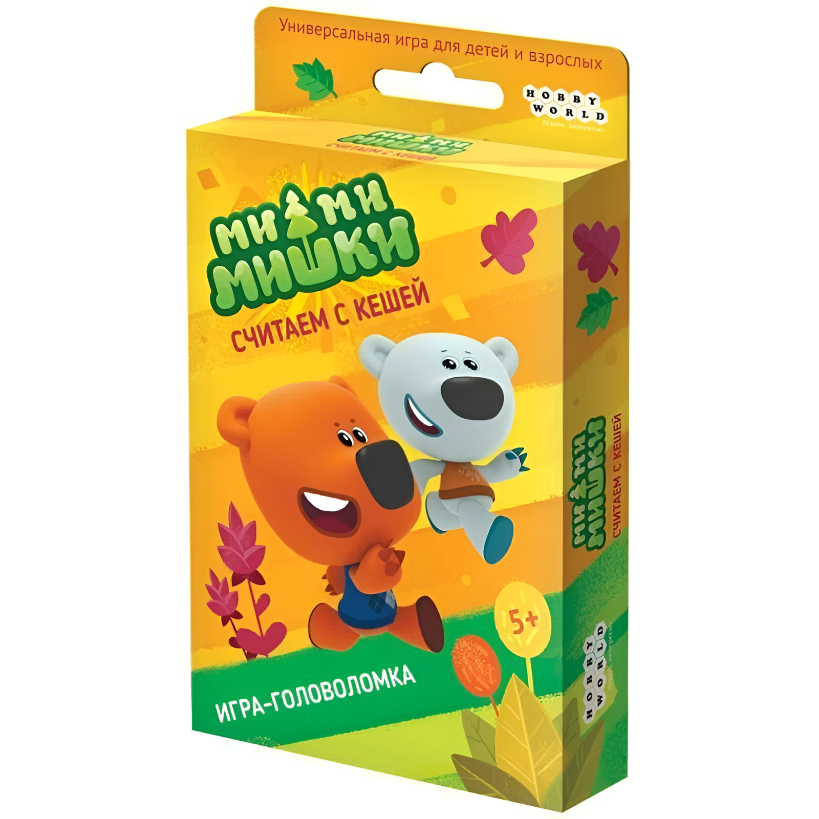 Настольная игра Ми-ми-мишки: Считаем с Кешей, карточная, 84 карты