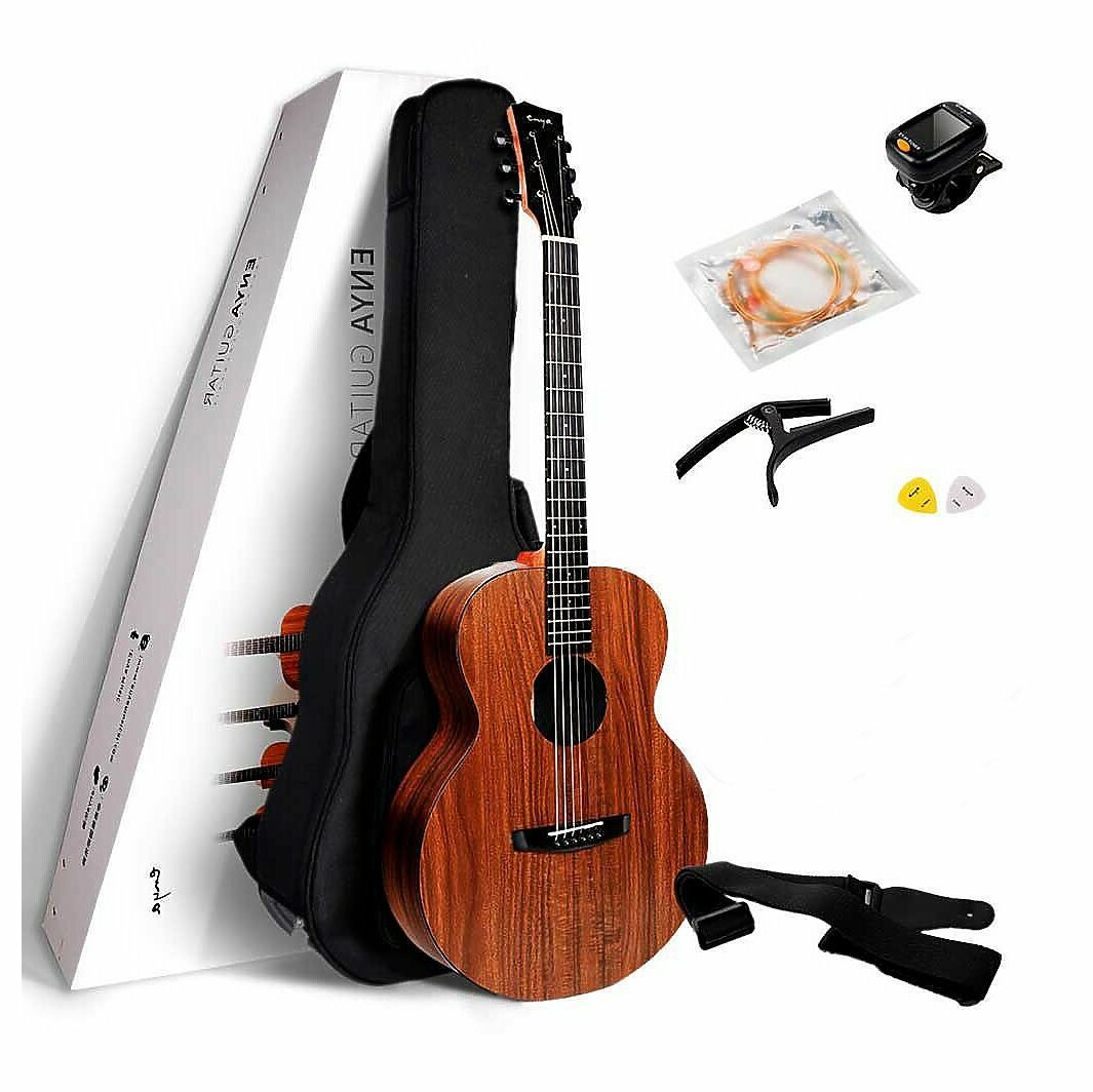 Акустическая гитара Enya EA-X1, с чехлом, звукосниматель отсутствует