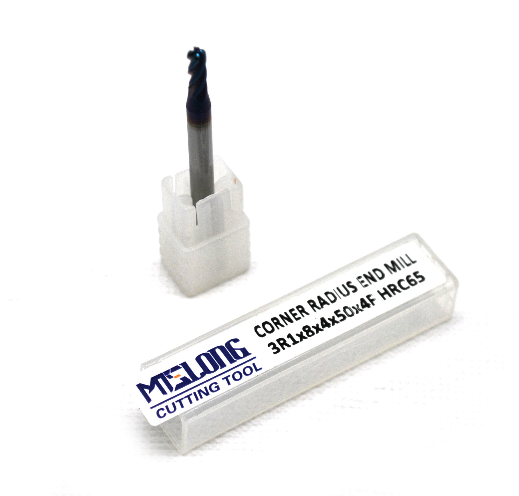 Фреза концевая радиусная твердосплавная D3 мм HRC65 3R1.0x8x4x50x4F