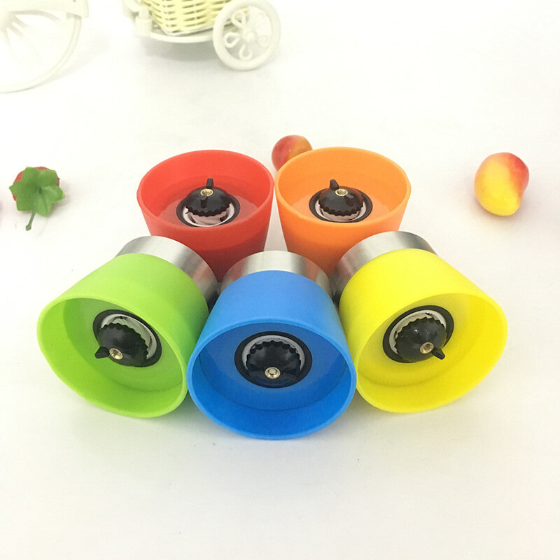 Ручная мельница для перца черного, сычуаньского перца, морской соли, из нержавеющей стали с керамическим сердечником, бутылка для приправ, стеклянная бутылка для посыпки для дома