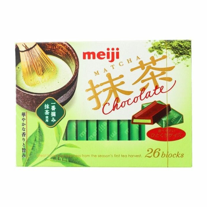 Ароматный бестселлер MEIJI Шоколад с чаем Япония
