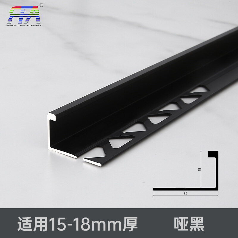 Алюминиевый уголок для плитки, кромка для деревянного пола, каменная кромка, угловая кромка, уплотнительная лента, плинтус