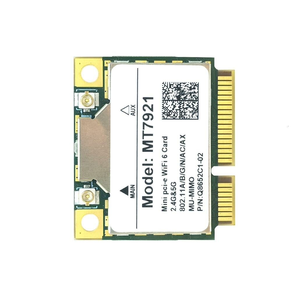 MT7921 Wi-Fi 6 карта с Bluetooth 5.2, Единая сетевая карта