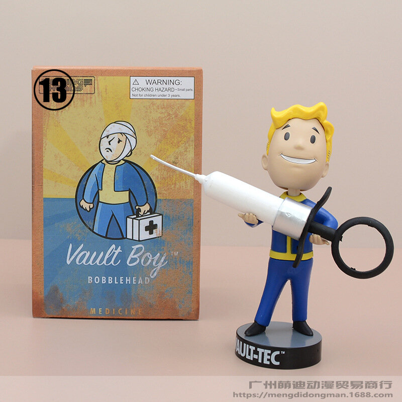 Фигурки Fallout 7 Fallout Boy, набор фигурок Vault Boy 1-го, 2-го, 3-го, 4-го поколения в коробке