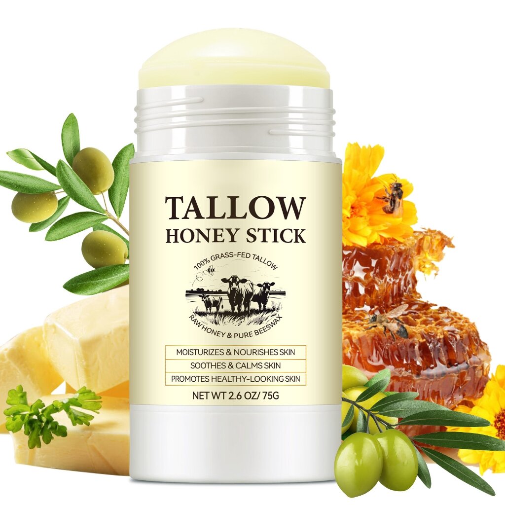 Насыщенный натуральными маслами, медом и эссенциями для ухода за лицом стик для интенсивного увлажнения кожи