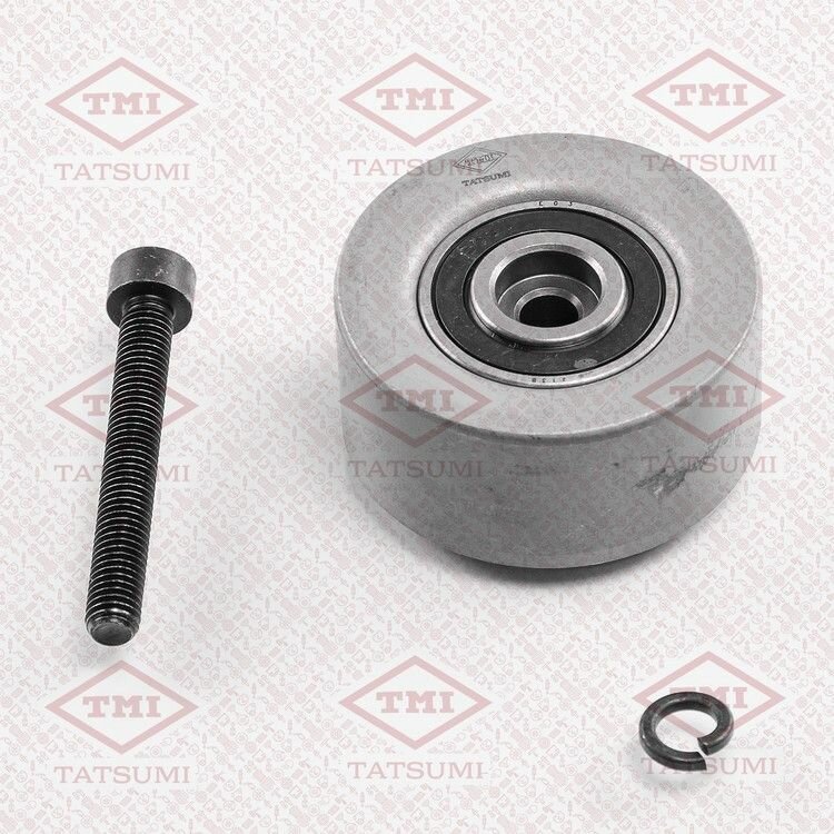 Ролик обводной ремня ГРМ для CHEVROLET Aveo, Cruze, Orlando и OPEL Astra, Corsa, Insignia, Meriva, Mokka, Vectra, Zafira, TFD1068, Tatsumi, Япония, TATSUMI TFD1068