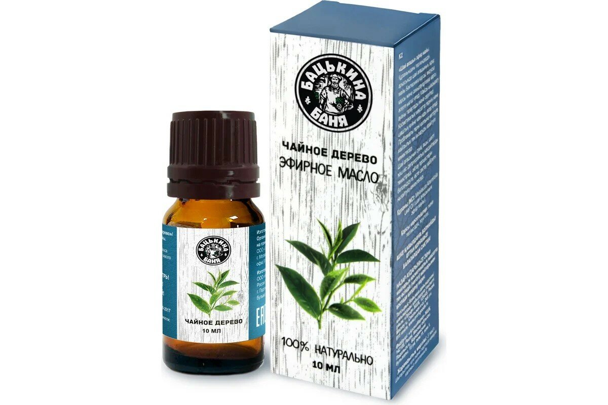 Масло эфирное 10МЛ "чайное дерево" бацькина баня