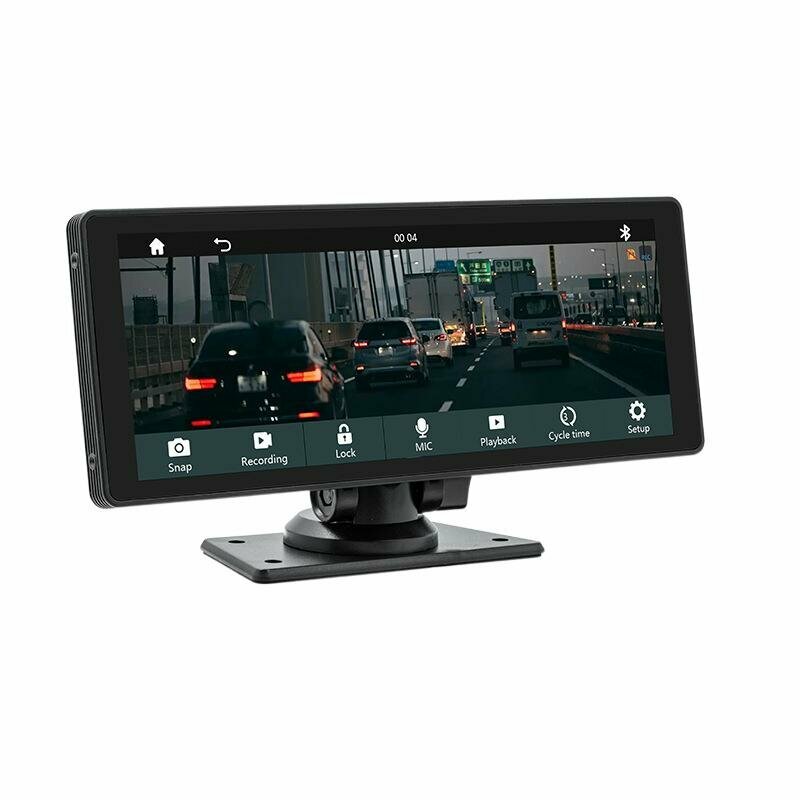 Автомагнитола 10.26 дюймов Android экран видеорегистратор CarPlay Android Auto Bluetooth FM AUX камера заднего вида