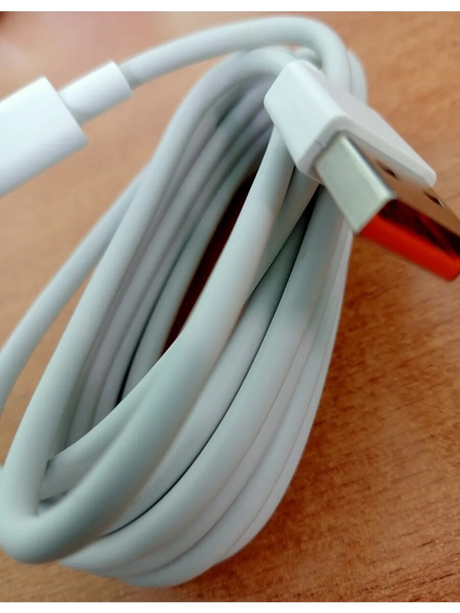 Кабель USB TYPE-C,6А,1,8метра — фото 1