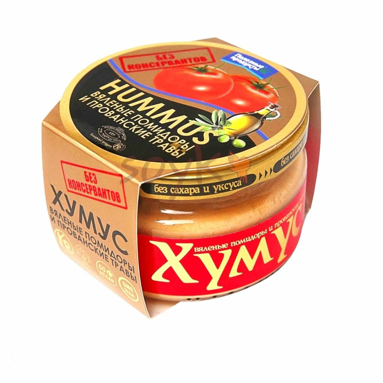 Хумус с грибами Полезные Продукты, 200г