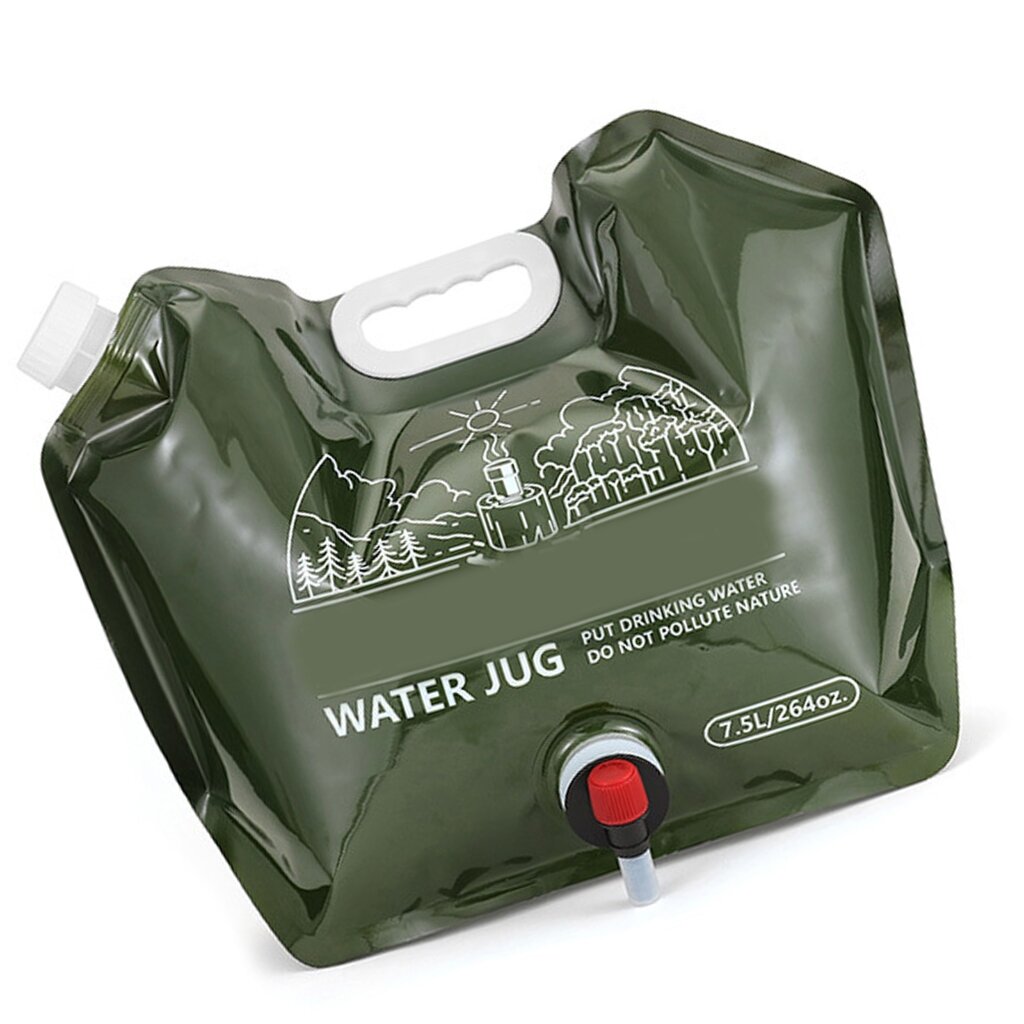 Складное Ведро Для Воды С Кранами Наружный Мешок Для Воды Складной Контейнер Для Воды