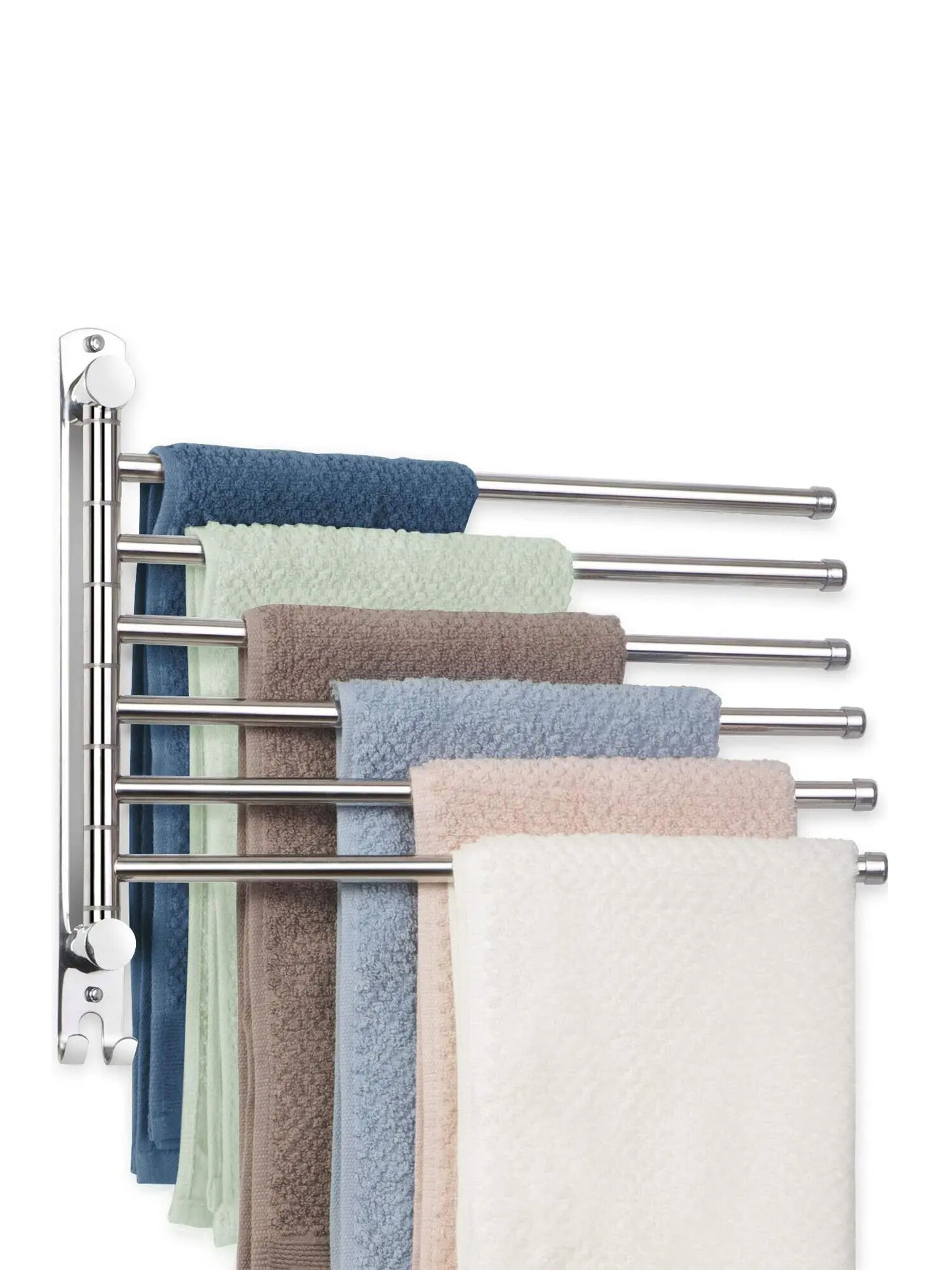 Держатель для полотенец Potato, нержавеющая сталь, хромированный, поворотный