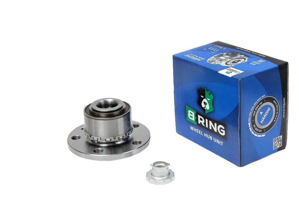 Ступица в сборе B-RING HBK1033 с подшипником, VW Polo 01- передняя 126.5 мм с ABS