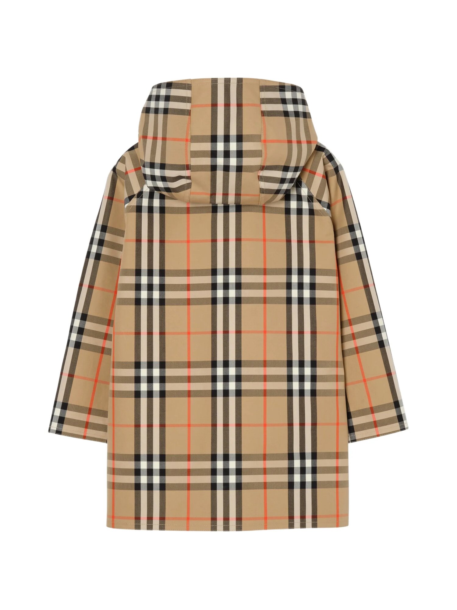 Пальто BURBERRY Hooded coat, размер 12 лет, разноцветный — фото 1