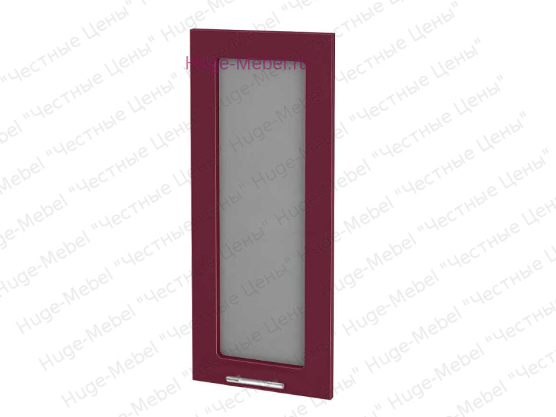 Кухонный фасад Ф-104 бордо глянец (Ксения) Huge Mebel . Ширина 446 Высота 712. Кухонные фасады