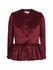 Куртка LIBEROWE Button peplum jacket, размер 44, Rouge Red