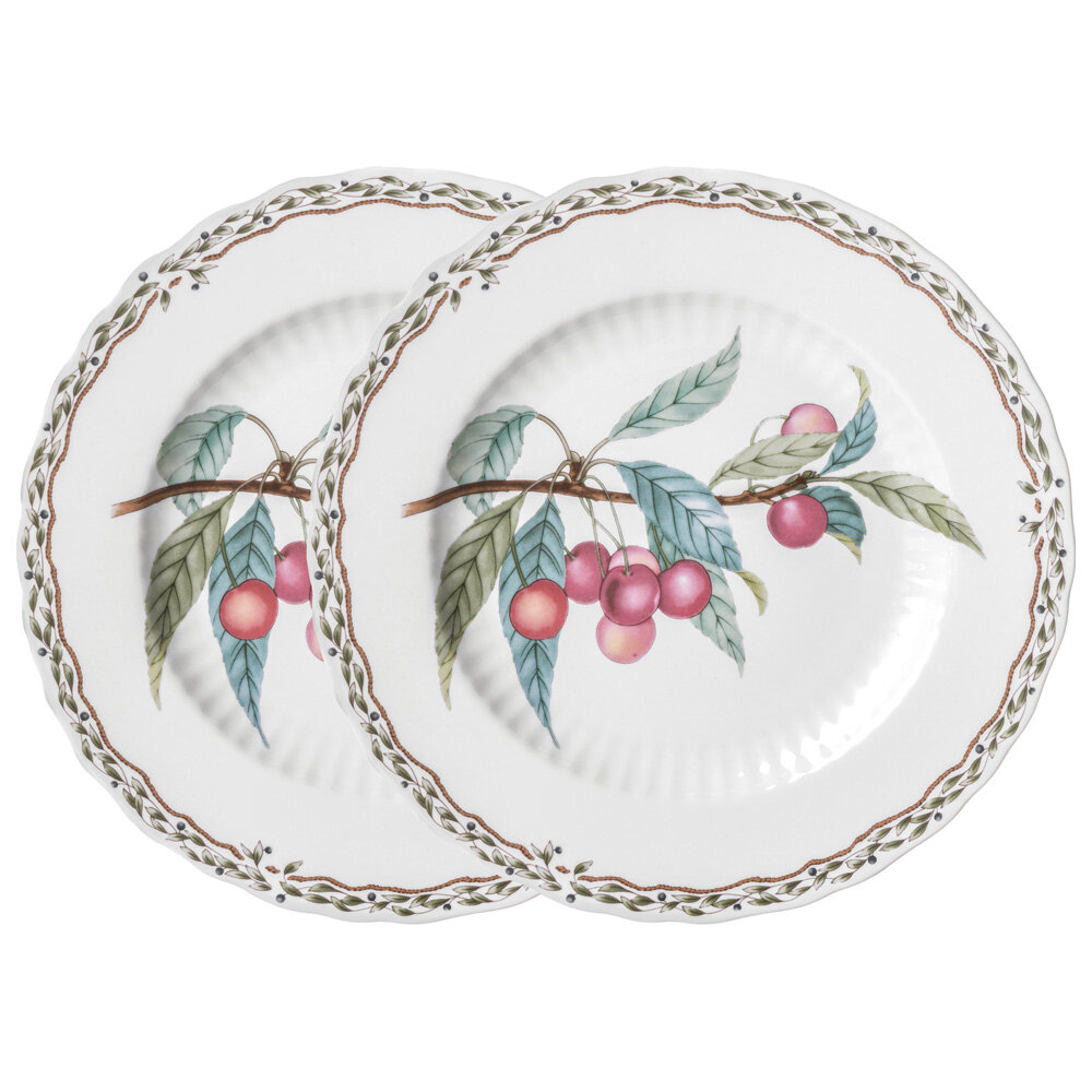 Набор тарелок закусочных lefard fruit garden 2 шт. 20,5 см KSG-590-645