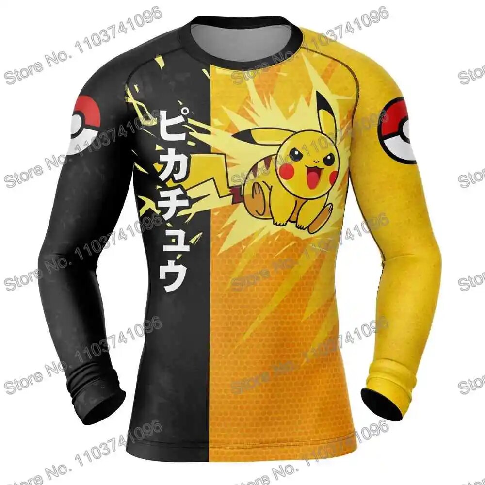 Рашгард мужской Pokemon Pikachu, желтый, L
