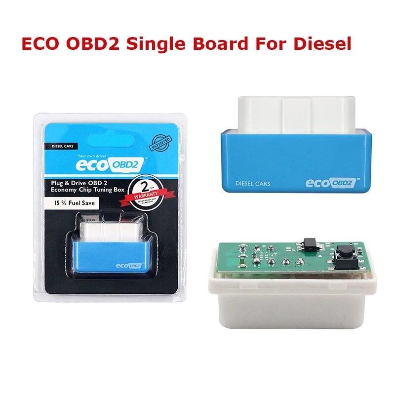 EcoOBD2 Single Board Blue для дизеля, экономия топлива 15%