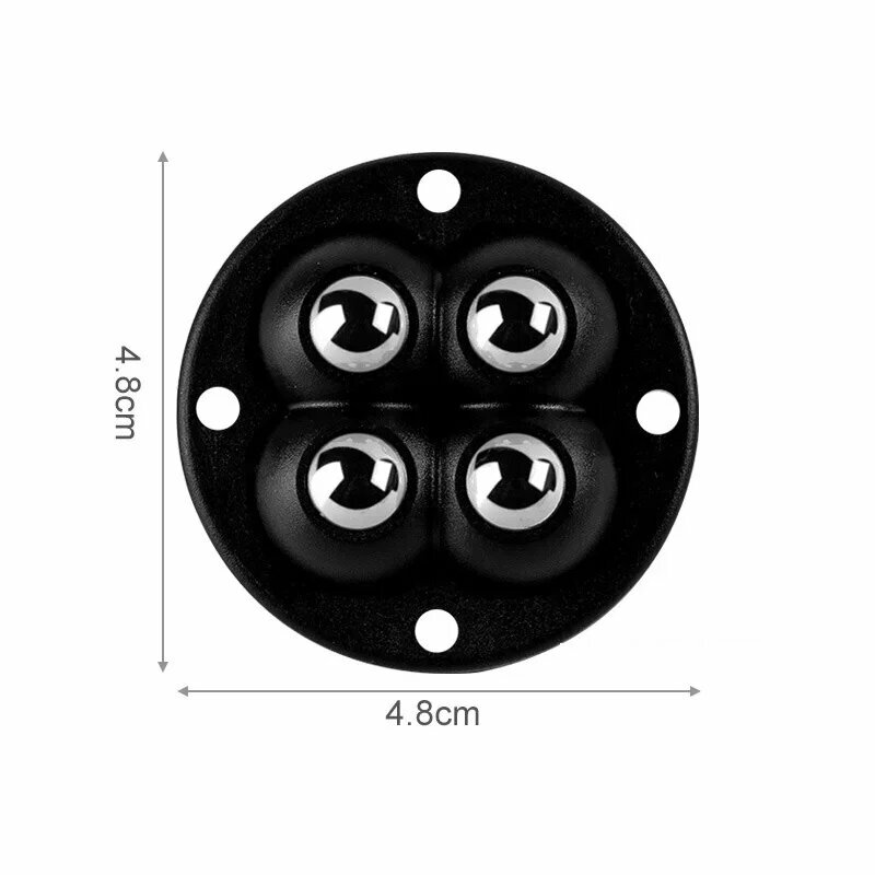 Мебельные ролики Рицинус 360° 4 шт. HG4