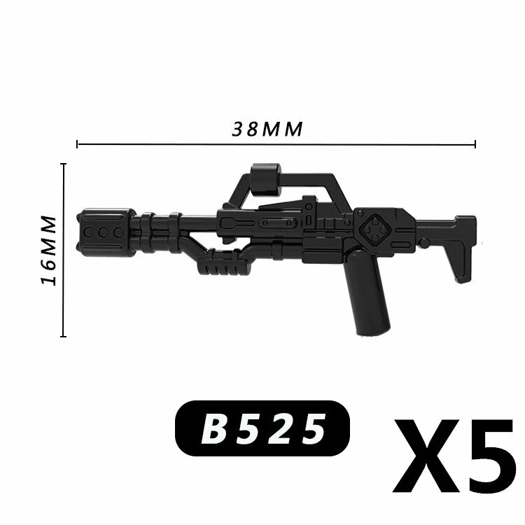 Военные конструкторы BRICKPANDA: фигурки солдат из фильмов Черный, B525-5PCS