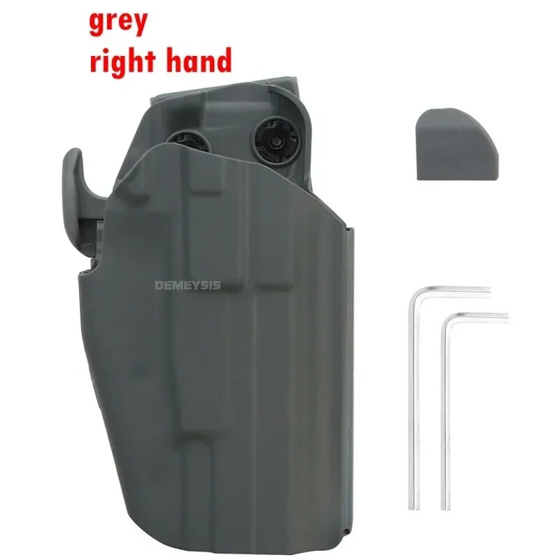 Кобура Demeysis для Glock 17, 20, 21, 22, 31, 37 из нейлона Серый, grey right