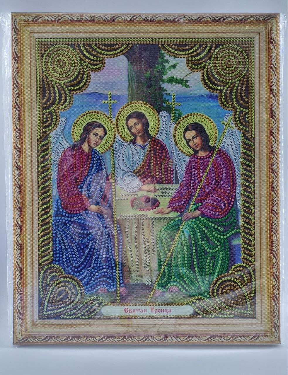 Алмазная мозайка. Религия. Размер 27*33 см на подрамнике. AS72617 Святая Троица