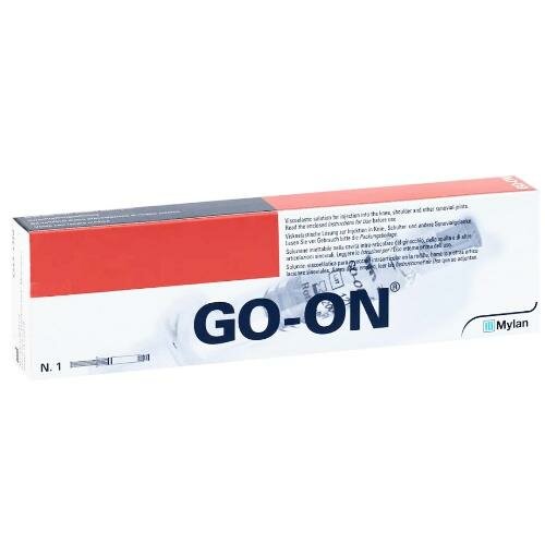 Гоу-он протез синовиальной жидкости 2,5 мл 1 шт. Go-on раствор, шприц, уколы в суставы