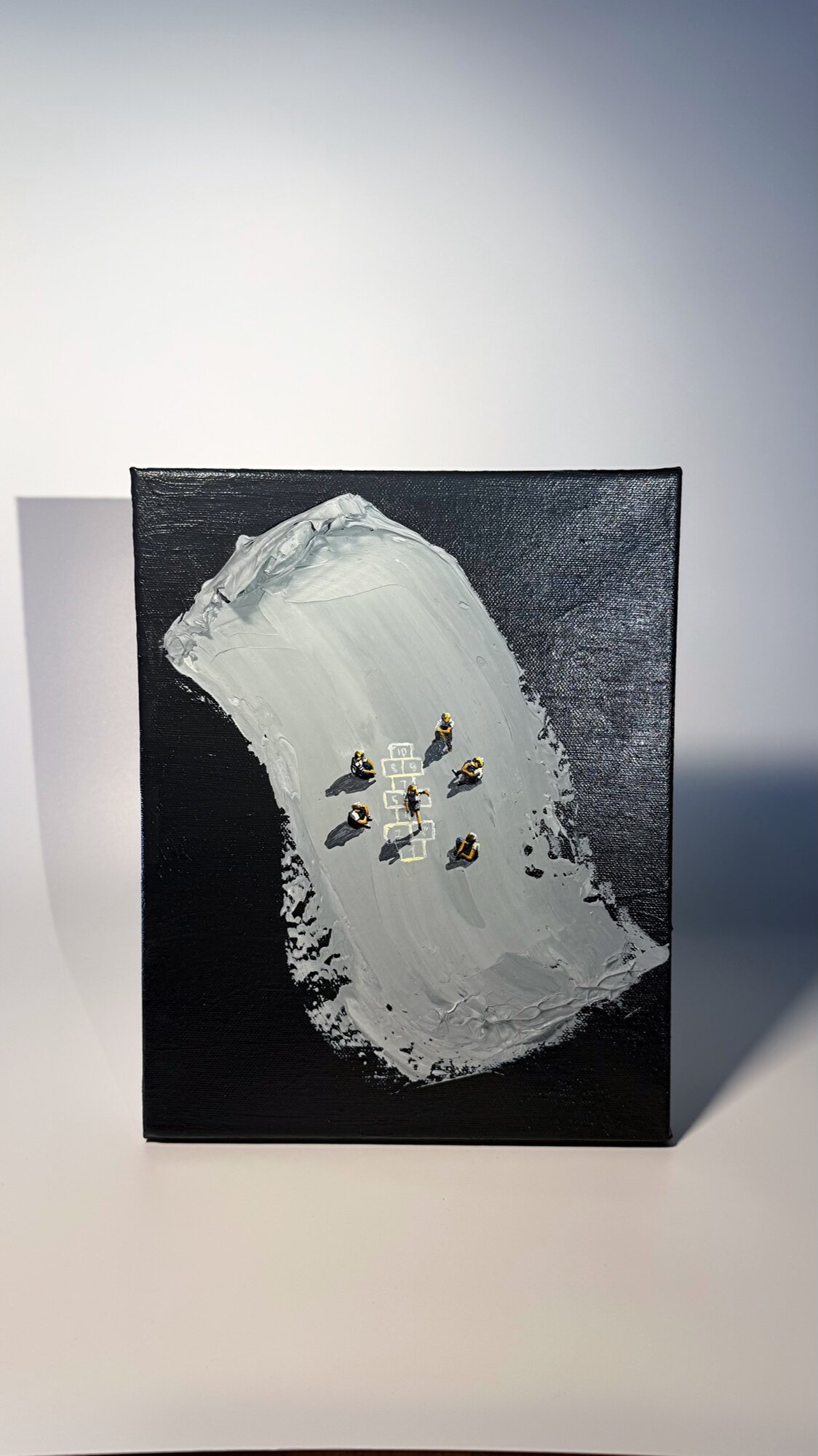 Интерьерная картина «Классики», ручная работа, акрил, текстурная паста