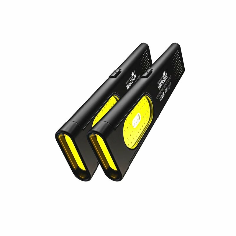 Warsun T7 LED Фонарик-брелок 2 шт. Желтый, T7 Black 2Pcs
