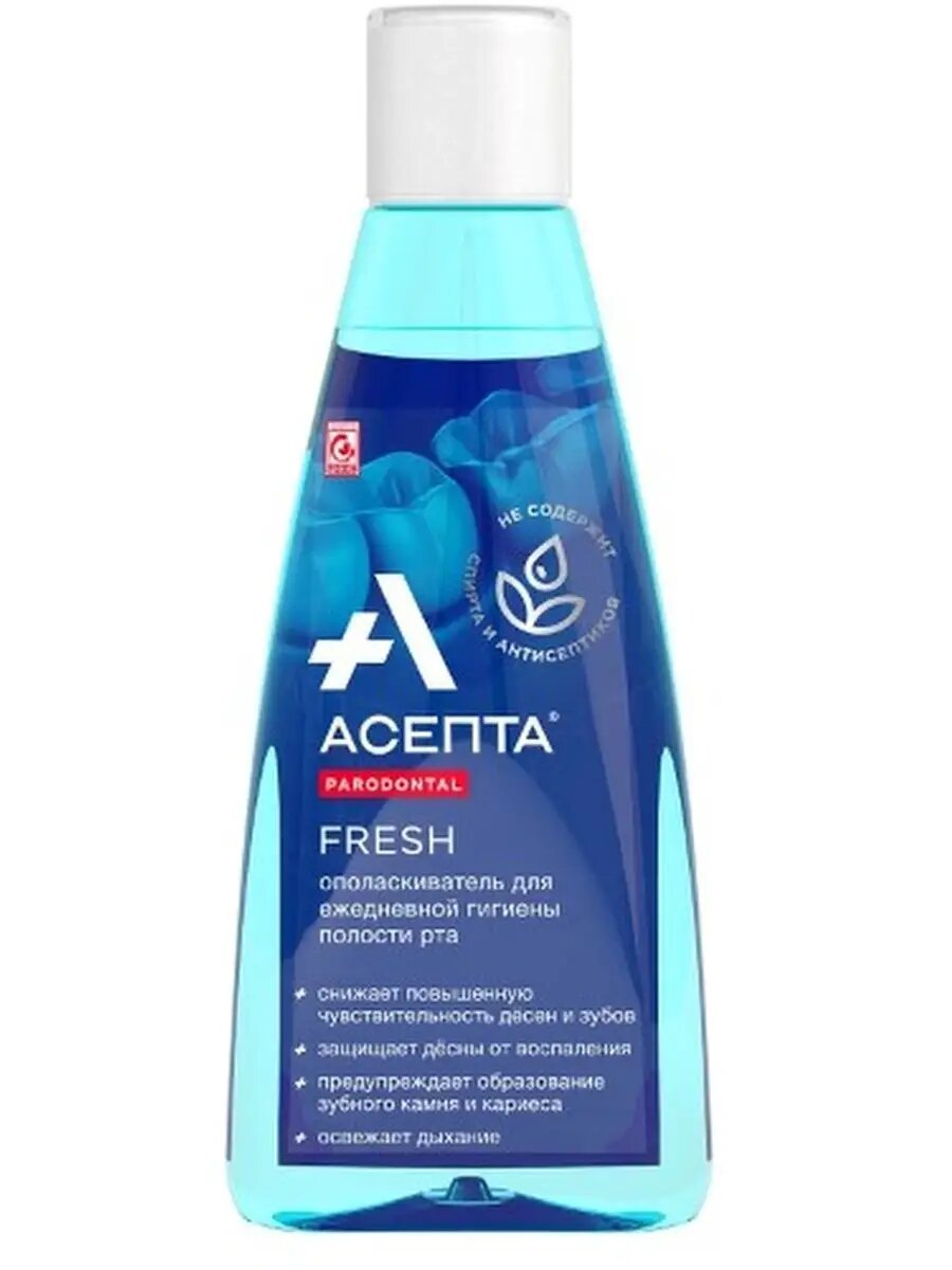 Асепта parodontal фреш ополаскиватель для полости рта 250 мл