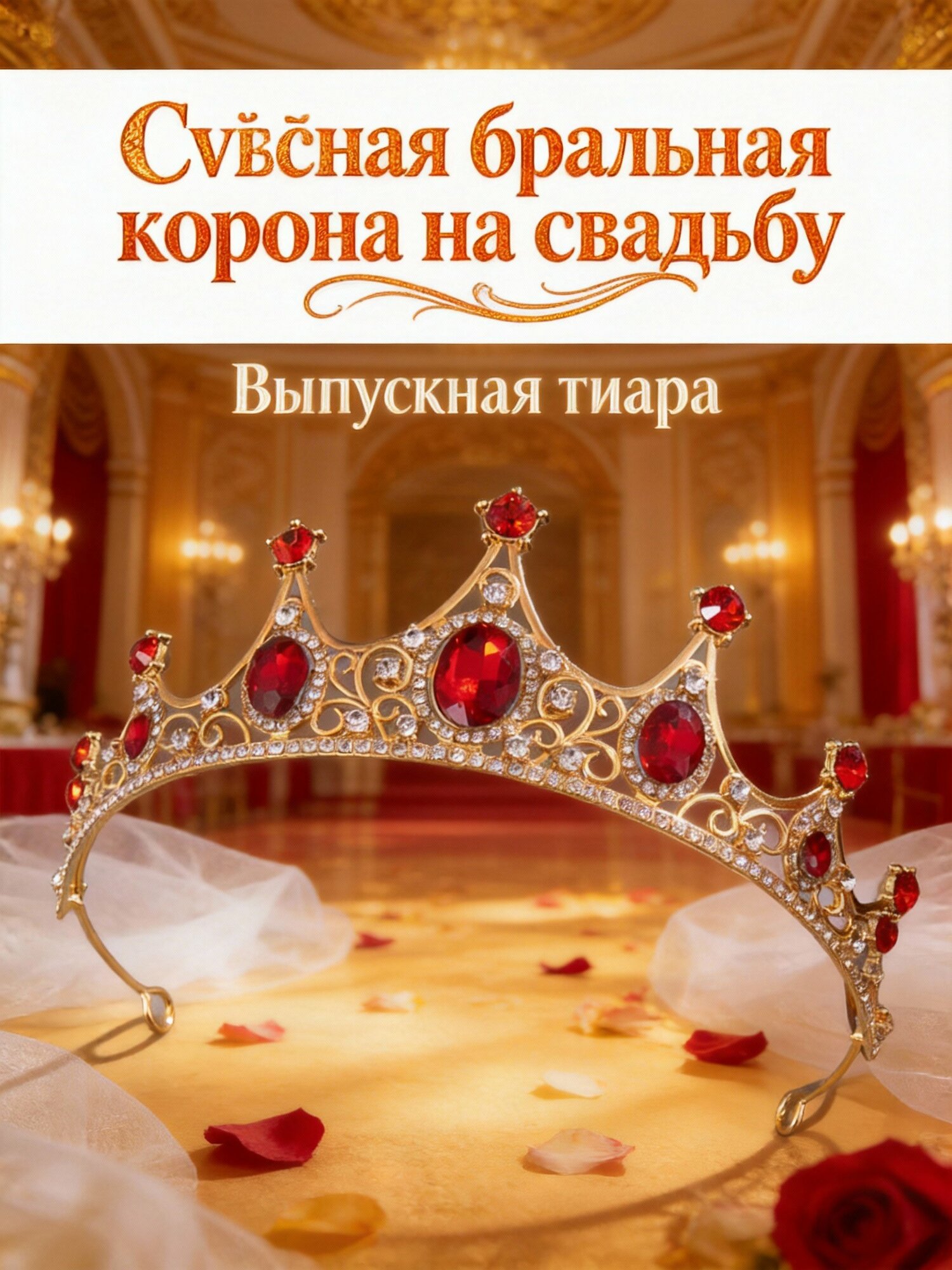 Бриллиантовая тиара для свадьбы, выпускной и торжеств — сверкающий аксессуар для невесты и выпускницы