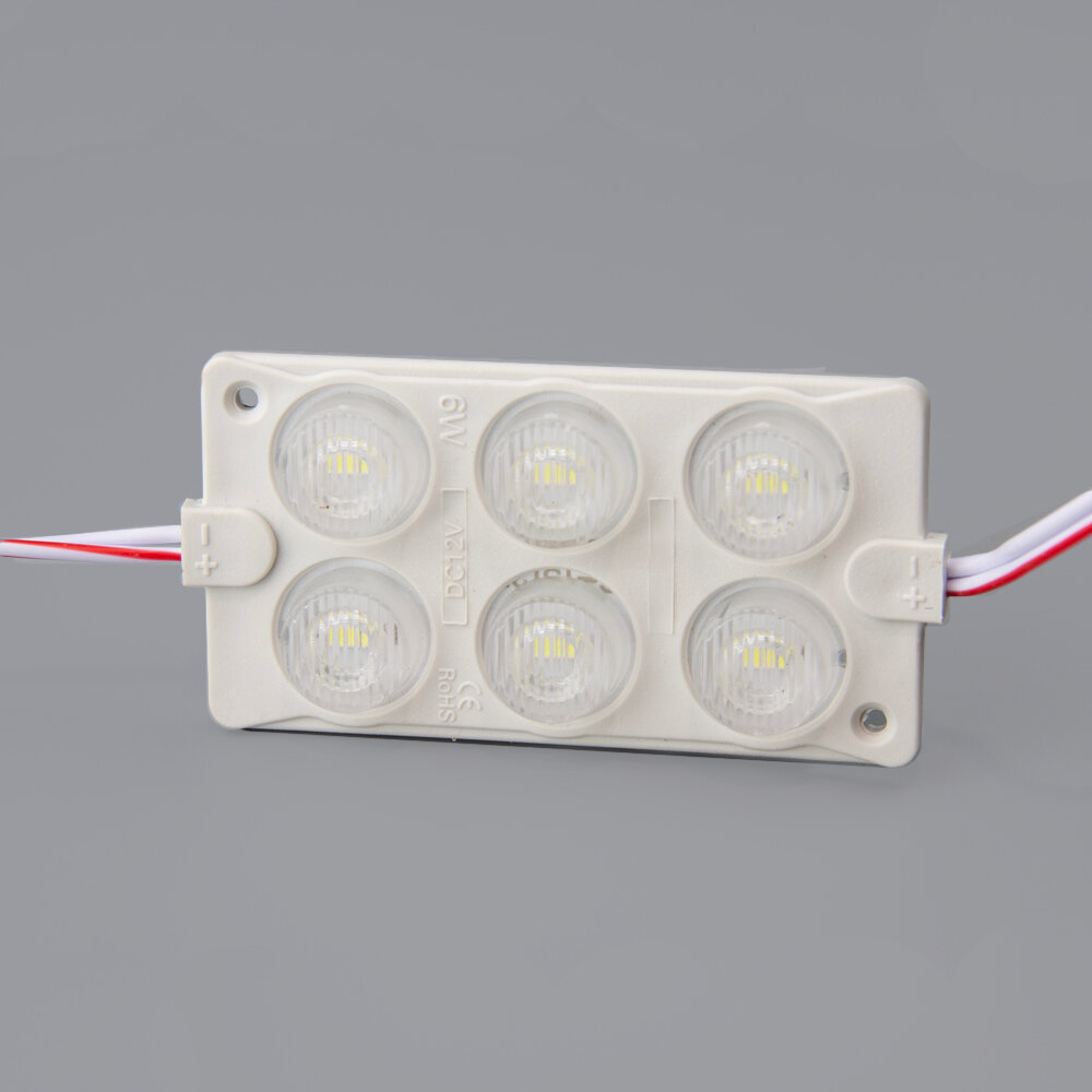 Светодиодный модуль ShopLEDs Светодиодный модуль c линзой PIX-6LED (12V, 6W, 220Lm, IP65) (холодный белый 10000K), 20шт