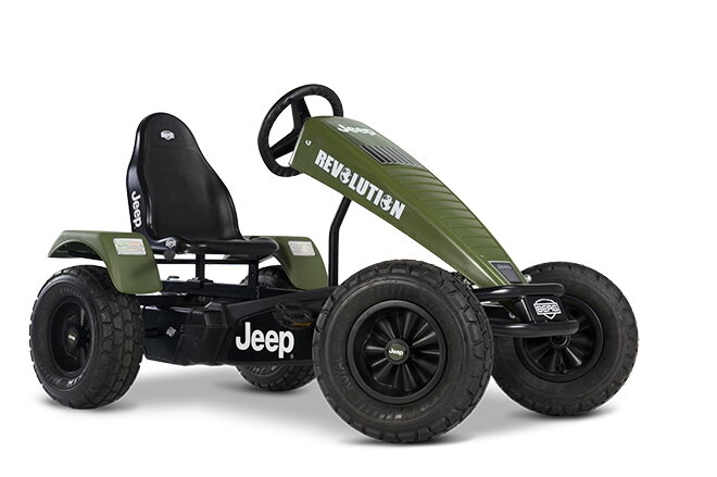 Веломобиль BERG Revolution JEEP BFR, 4-колесная база, независимая подвеска, регулировка сиденья