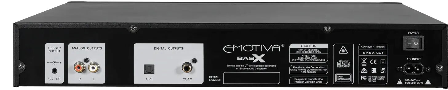CD проигрыватель Emotiva CD-1 — фото 1