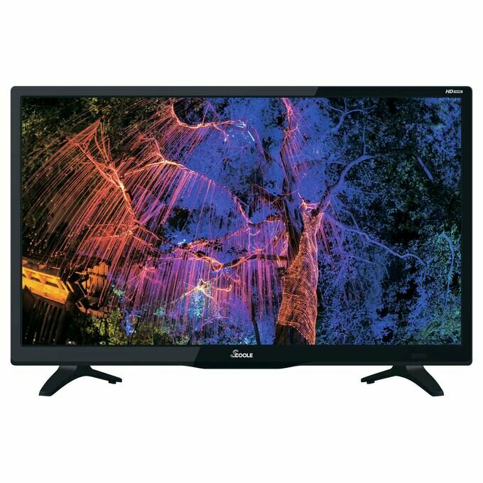 24" Телевизор Scoole SL-LED24S01T2S черный 1366x768, HD, 60 Гц, Wi-Fi, Smart TV, Android TV