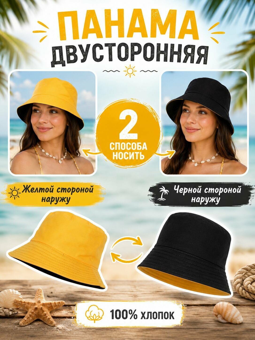 Панама Весна-лето 2022 для мужчин и женщин