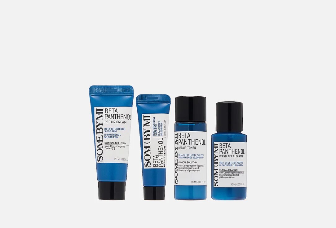 SOME BY MI BETA PANTHENOL REPAIR Уходовый Набор для лица 4шт