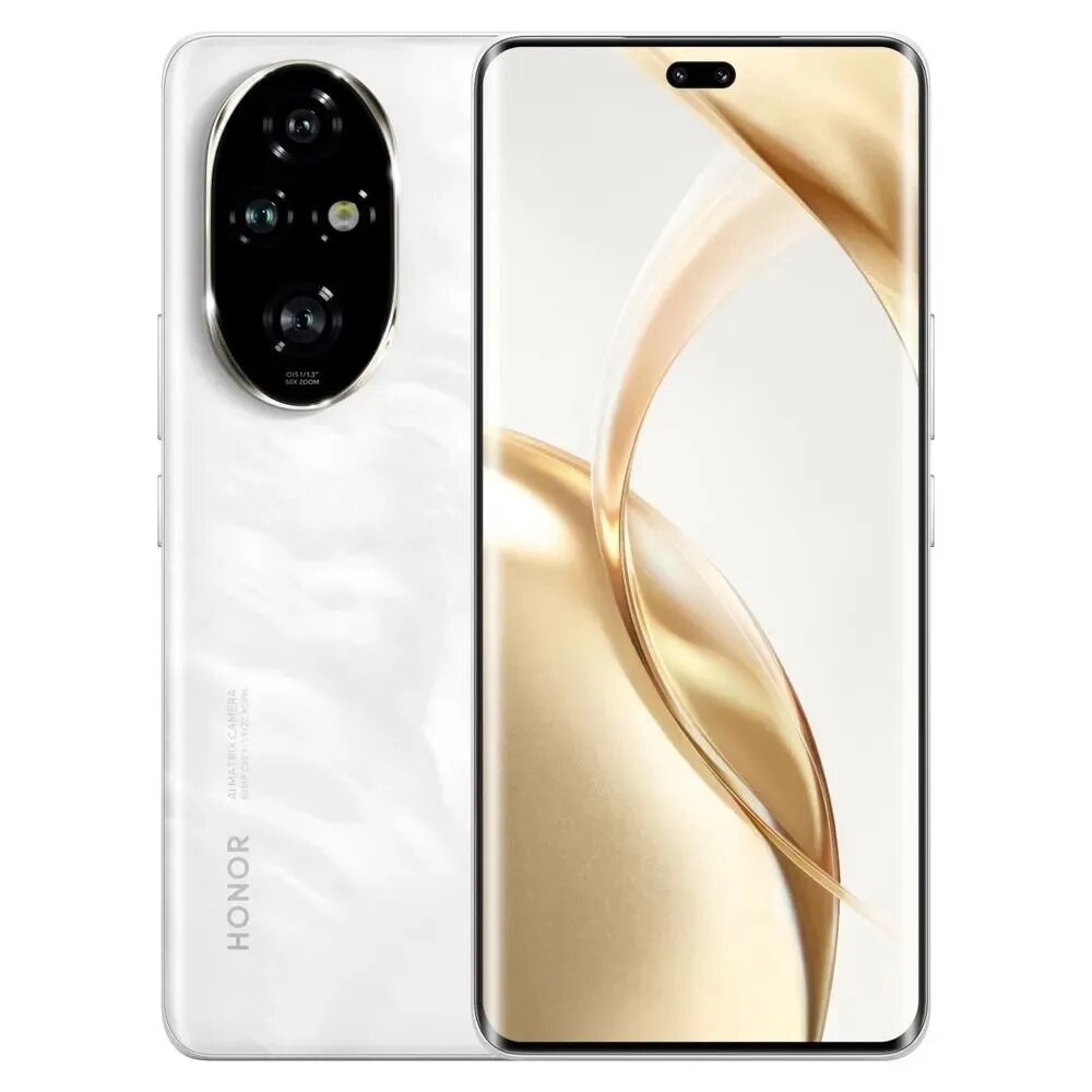 Honor Смартфон honor 200 pro CN 16/512 ГБ, Nano-SIM, белый