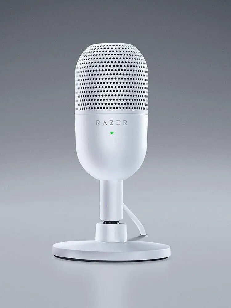 Микрофон игровой (для стриминга) Razer Seiren V3 Mini, белый
