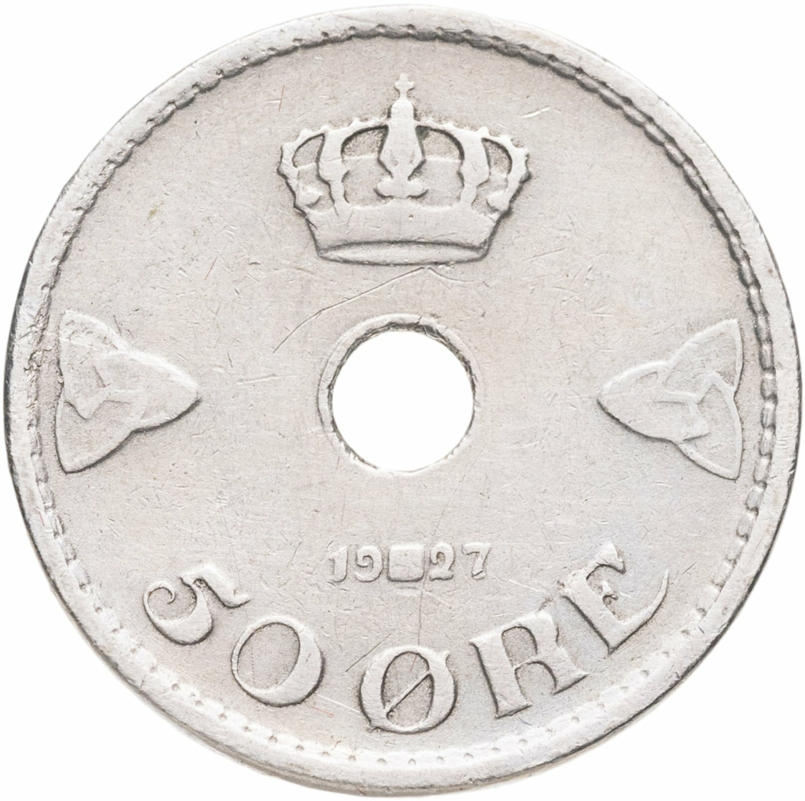 Норвегия 50 эре (ore) 1927