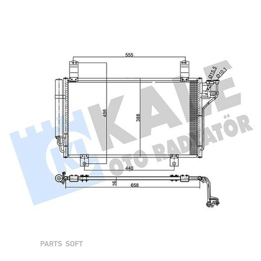 KALE 357795 Радиатор MAZDA CX-5 11-