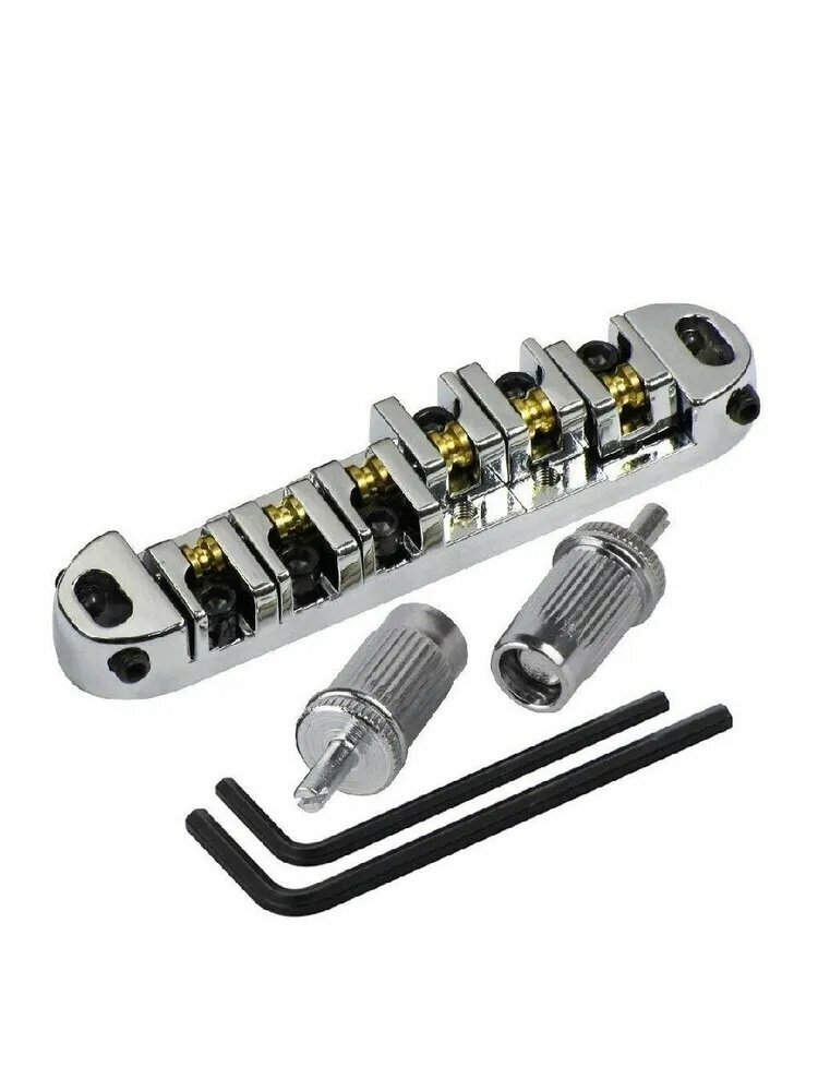 Замена хромированного металлического бриджа Tune-O-Matic для электрогитары Les Paul