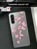 Силиконовый чехол на Samsung Galaxy A17 / Самсунг А17 с принтом Розовая веточка ...