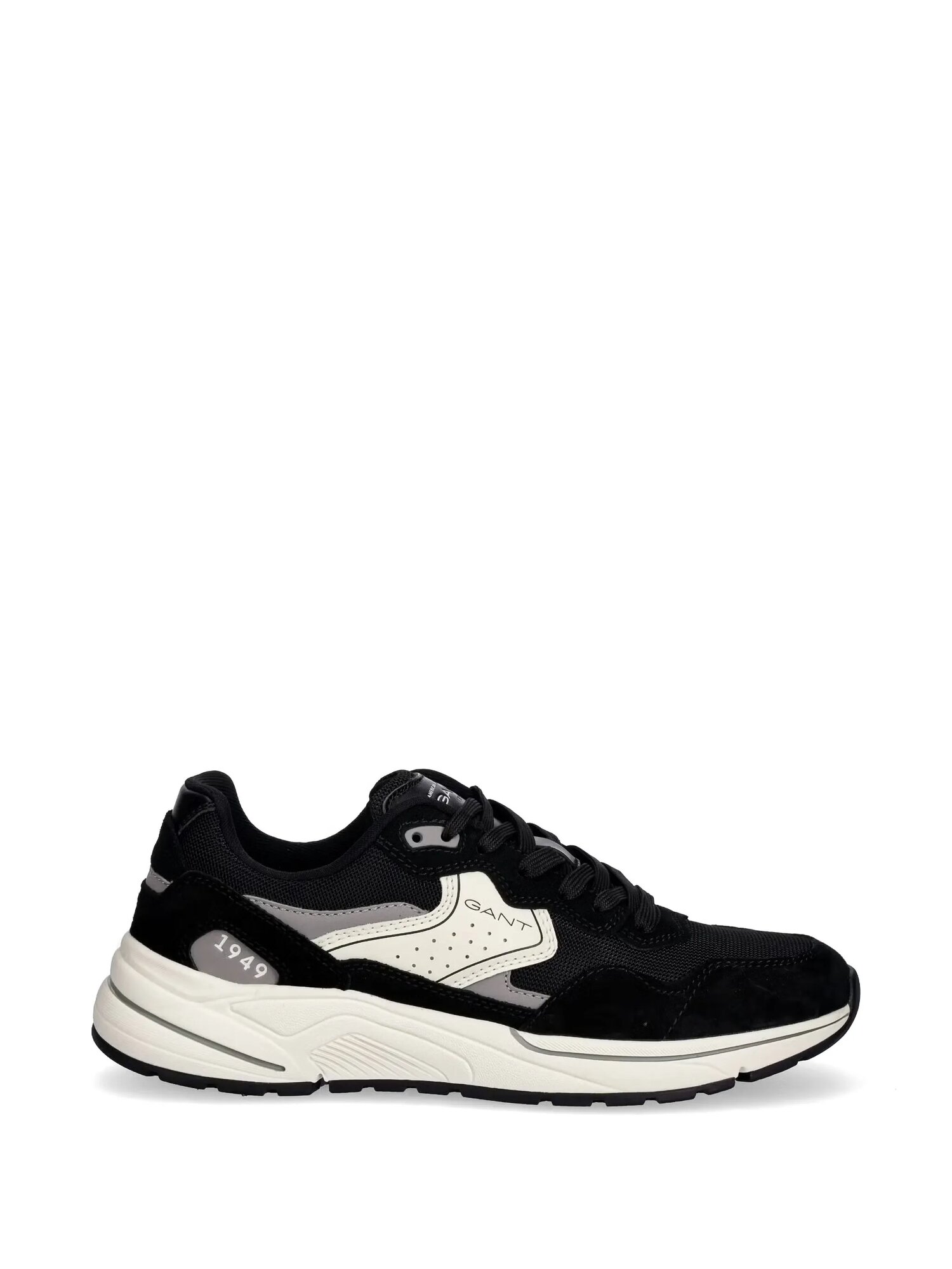 Кроссовки GANT Lace-up sneakers, размер 40, black/black